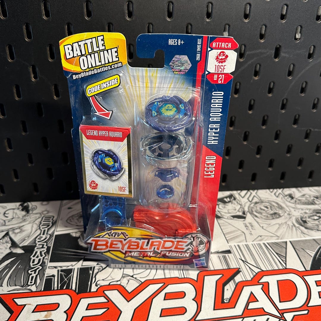 Beyblade Metal Fusion Legend Hyper Aquario 105F OVP Hasbro - Etsy UK