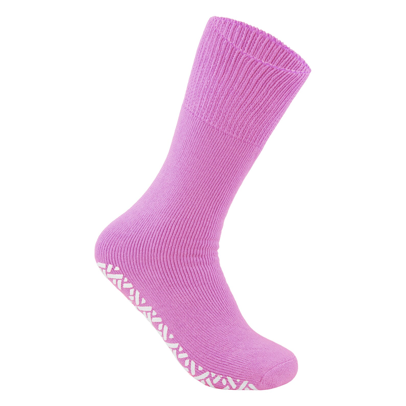 6 Pairs of Women's Non Skid/slip Medical Socks, Cotton With Rubber ...