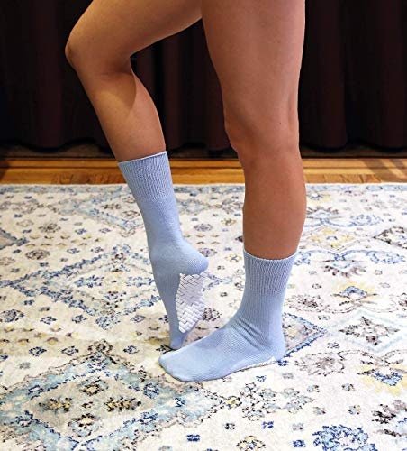 6 Pairs of Women's Non Skid/slip Medical Socks, Cotton With Rubber ...