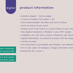 Pink Daily Schedule | Template | Colourful | Printable Planner Pages ...