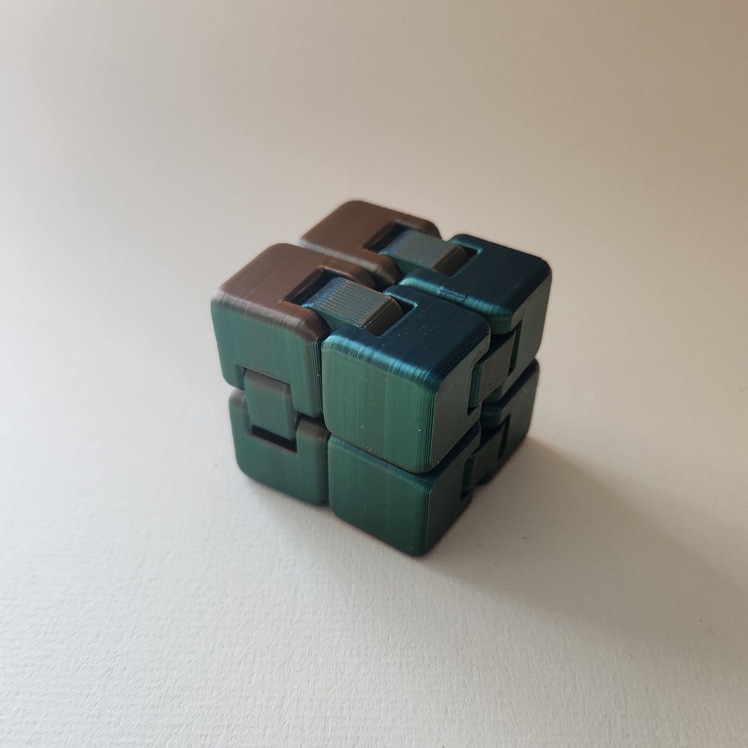 Infinity Cube - Fidget Cube - Stress Reliever - Desk Toy - Stocking ...