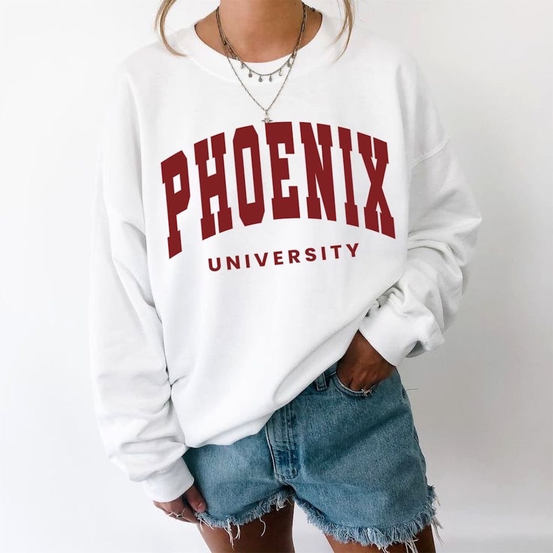 University of Phoenix Sweatshirt Crewneck Phoenix College - Etsy