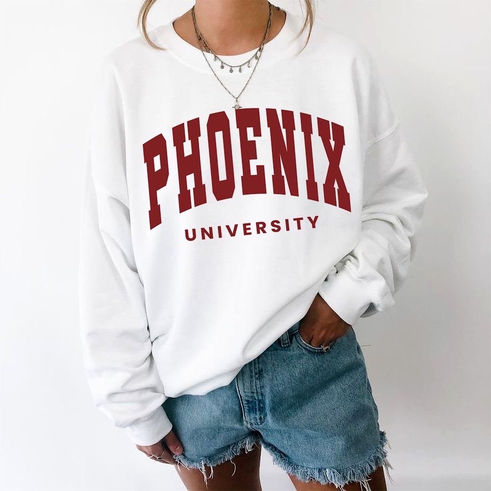 University of Phoenix Sweatshirt Crewneck Phoenix College Sweater ...