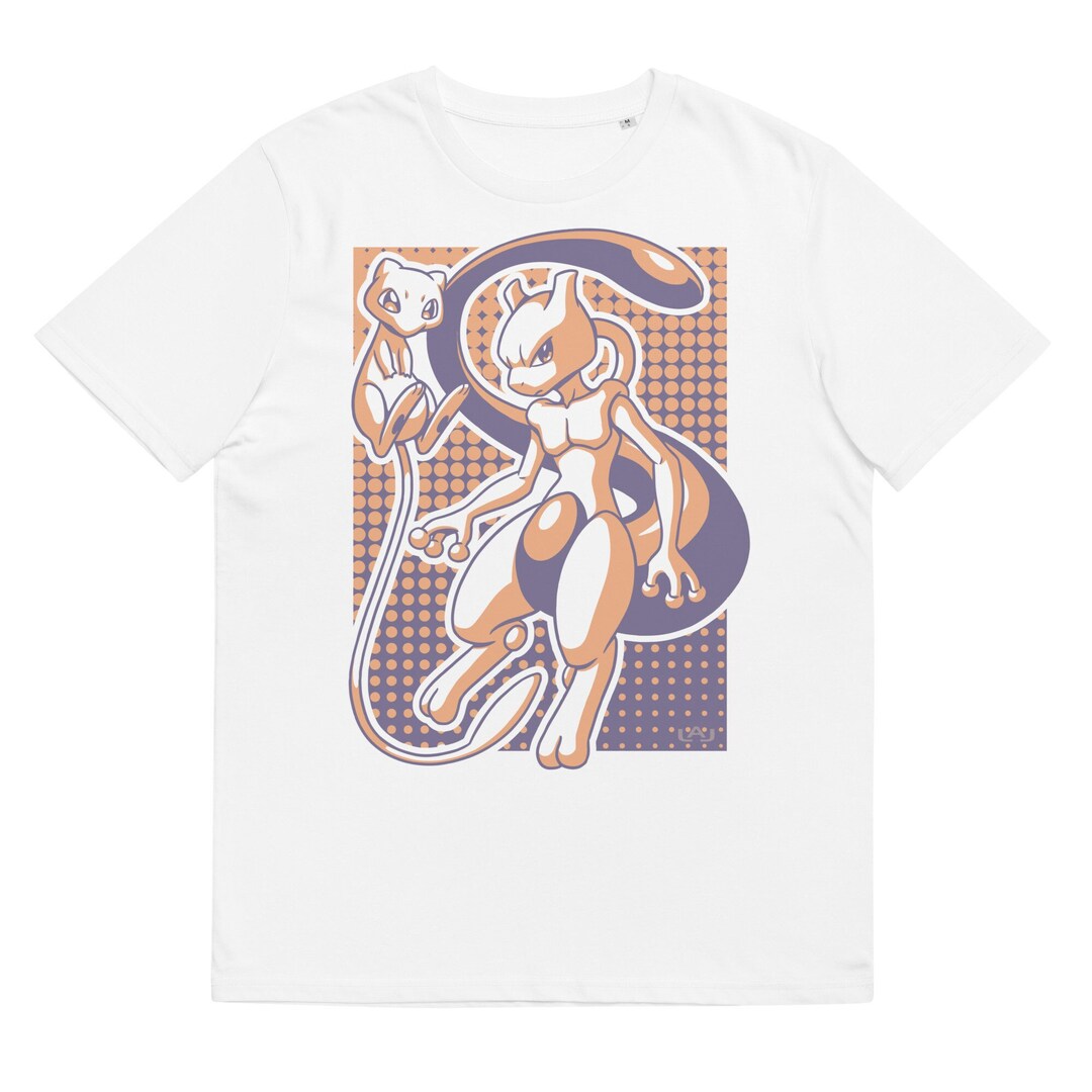 Pokemon Mew/mewtwo T-shirt Cool Anime & Manga Unisex T-shirt Anime ...