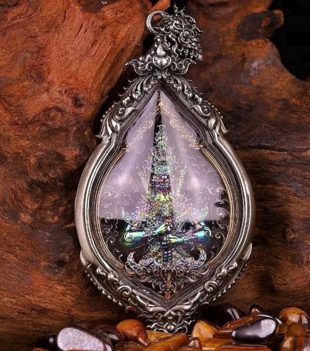 Sacred Thai Lord Vessavana Amulet Pendant Thao Wessuwan Talisman for ...