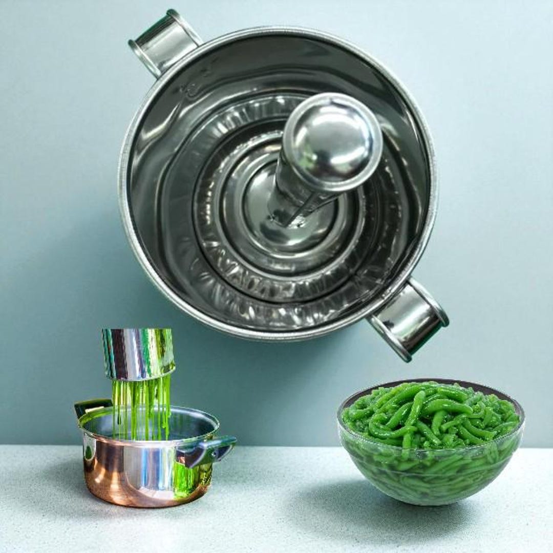 Stainless Steel Lod Chong Mold Thai Dessert Traditional Jelly Maker ...