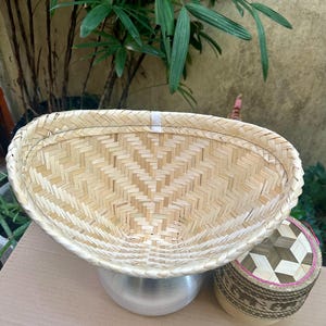 Handmade Bamboo Sticky Rice Steamer Set: Traditional Thai Cooking - Etsy