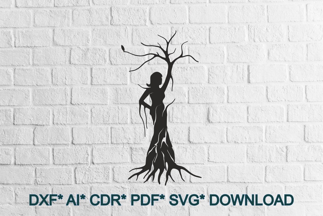 Woman SVG/DXF Digital Download dxf, Svg, Pdf, Cdr, Ai Laser CNC Plasma ...