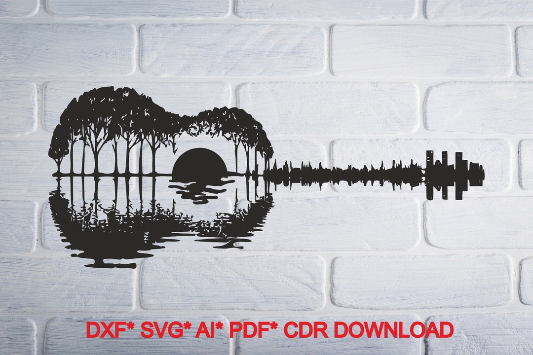 Sunset - SVG/DXF - Moon Svg\dxf - Digital Download (dxf, Svg, Pdf, Cdr ...