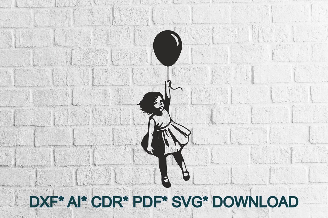 Child SVG, Balloon Cut File Laser, Dxf for Plasma, Innocence Cnc Wood ...