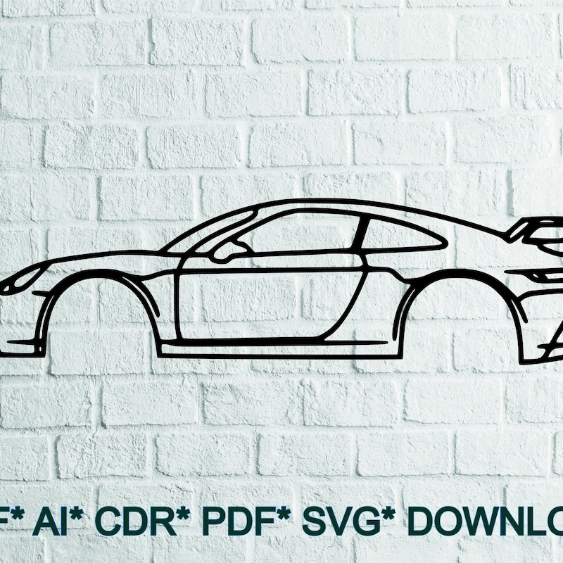 Svg Files Porsche 911 - Etsy