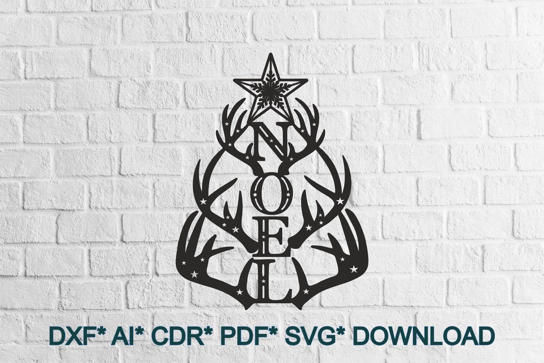 Noel SVG/DXF Digital Download dxf, Svg, Pdf, Cdr, Ai Laser CNC Plasma ...