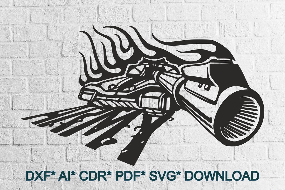 Tanque SVG/DXF Descarga digital Dxf, Svg, Pdf, Cdr, Ai Chorro de agua de plasma CNC láser Nave ...