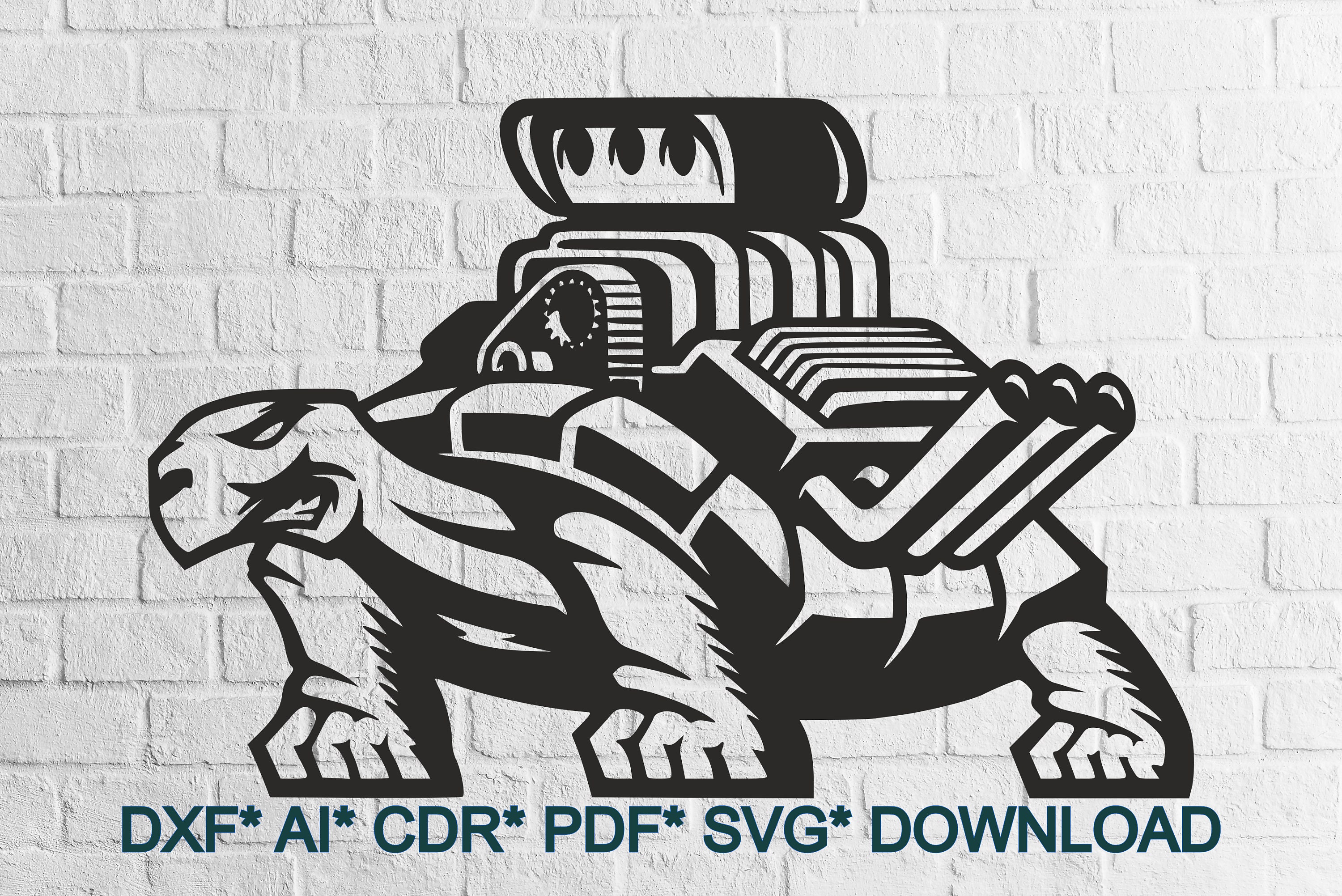 Turtle SVG DXF, Animals Cut File Laser, Dxf for Plasma, Turtle Cnc Wood ...