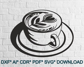 Coffee Bar Sign DXF SVG Digital Download CNC Plasma Waterjet Laser - Etsy
