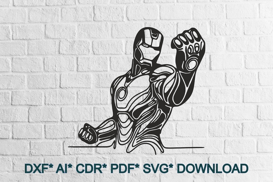 Man SVG/DXF Man Svgdxf Digital Download dxf, Svg, Pdf, Cdr, Ai Laser ...