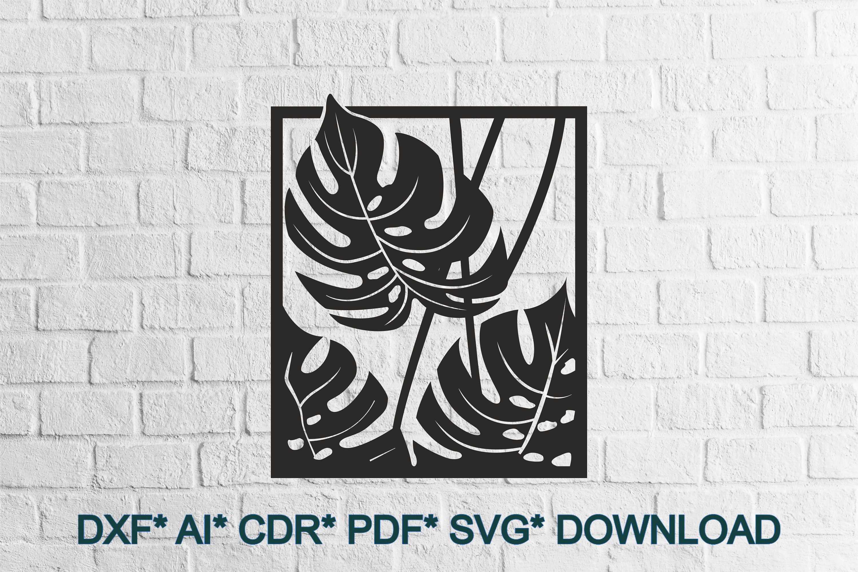 Leafs SVG Cut File, Cricut, Dxf Files for Plasma, Wood Cut Files, Dxf ...