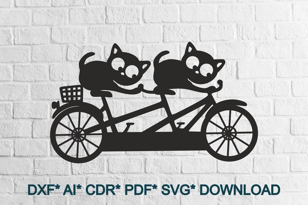 Cat SVG DXF, Animals Cut File Laser, Dxf for Plasma, Sweet Cnc Wood ...