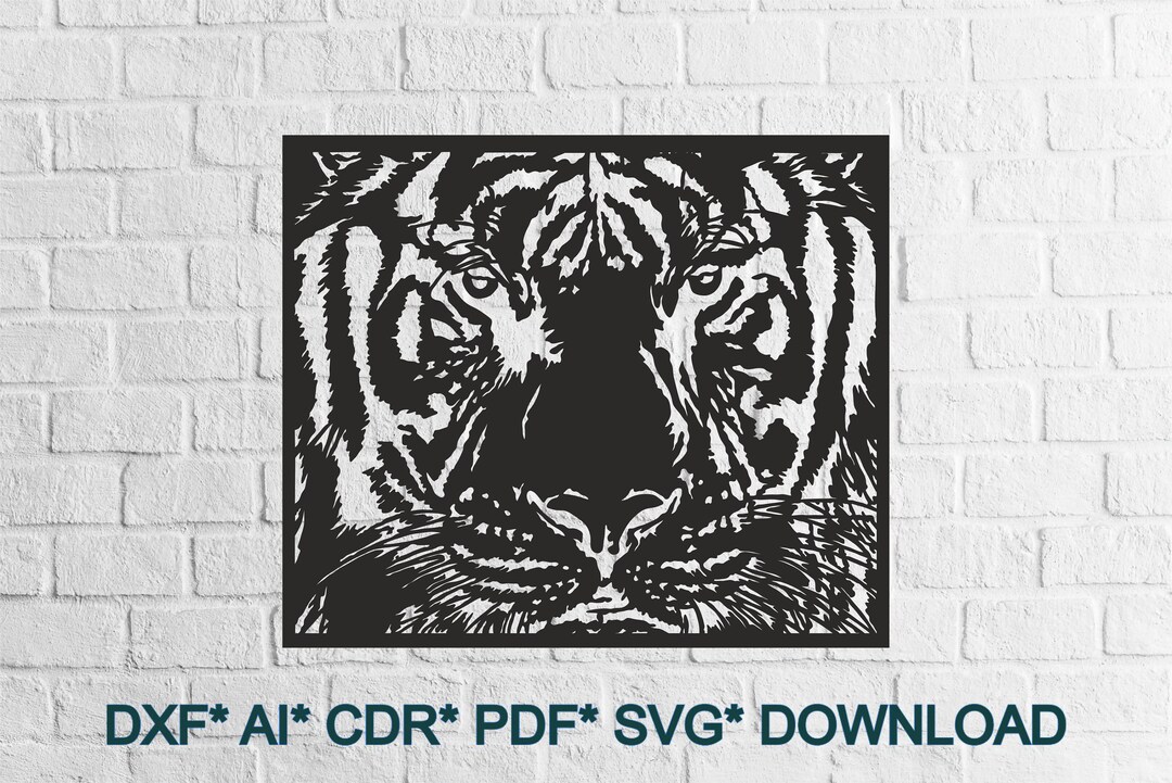 Lion SVG DXF, Animals Cut File Laser, Dxf for Plasma, Lion Cnc Wood ...