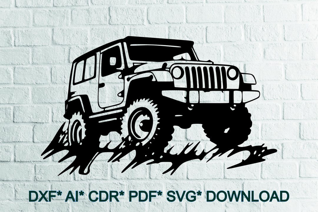 Suv Digital Files – Suv SVG, Suv DXF , Off-road Dxf , Off-road Svg, Dxf ...