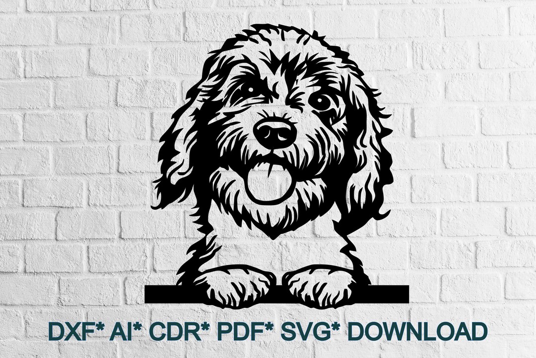 Dog SVG/DXF Animal Svgdxf Digital Download dxf, Svg, Pdf, Cdr, Ai Laser ...