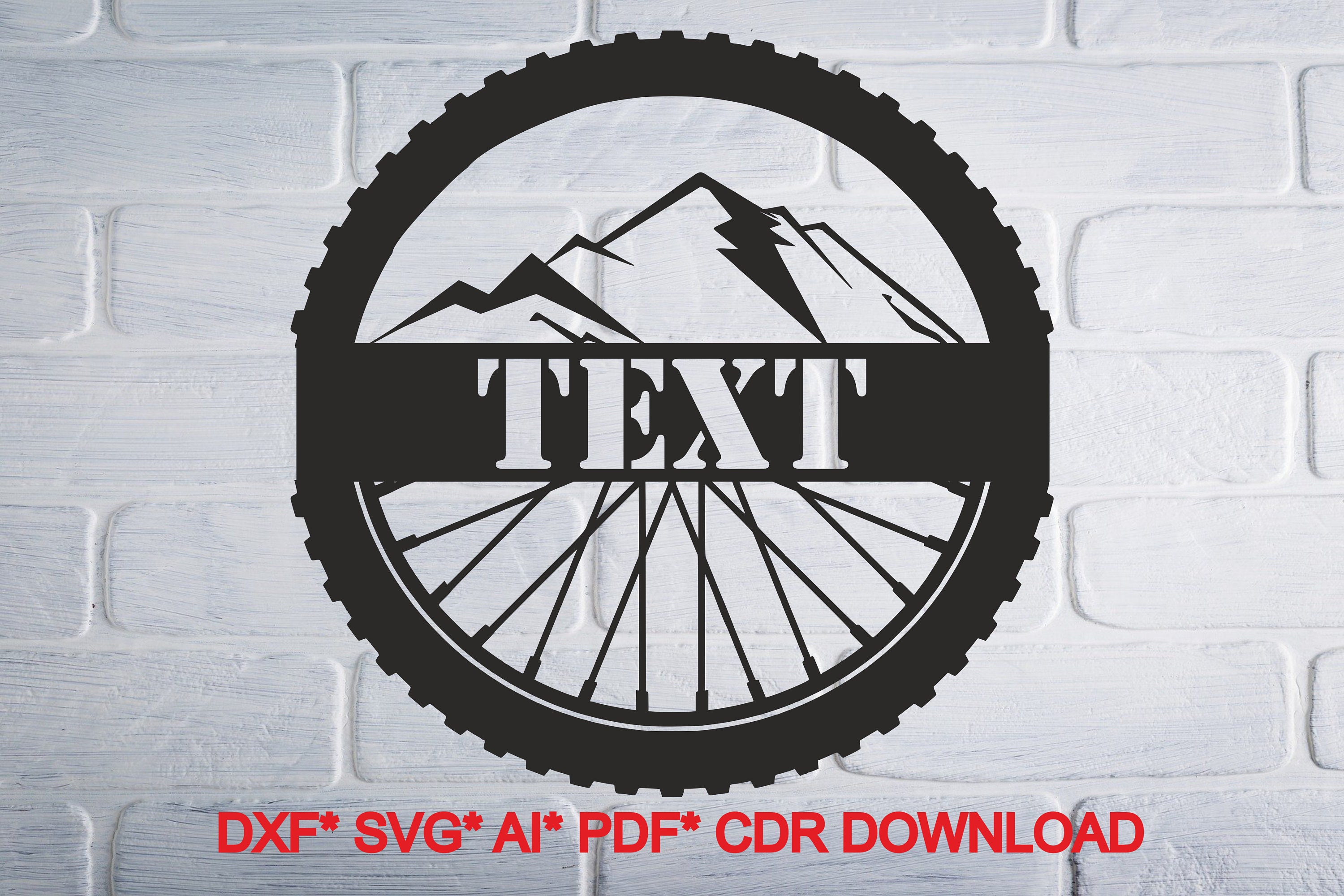 Bicycle SVG/DXF Mountain Dxf/svg Digital Download dxf, Svg, Pdf, Cdr ...