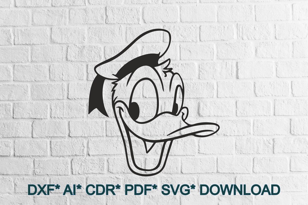 Daffy Duck SVG DXF, Animals Cut File Laser, Dxf for Plasma, Duck Cnc ...