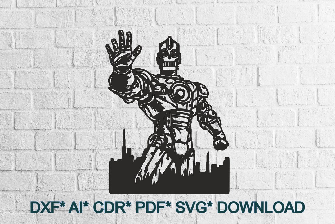 Iron Man SVG, Super Hero Cut File Laser, Dxf for Plasma, Hero Cnc Wood ...