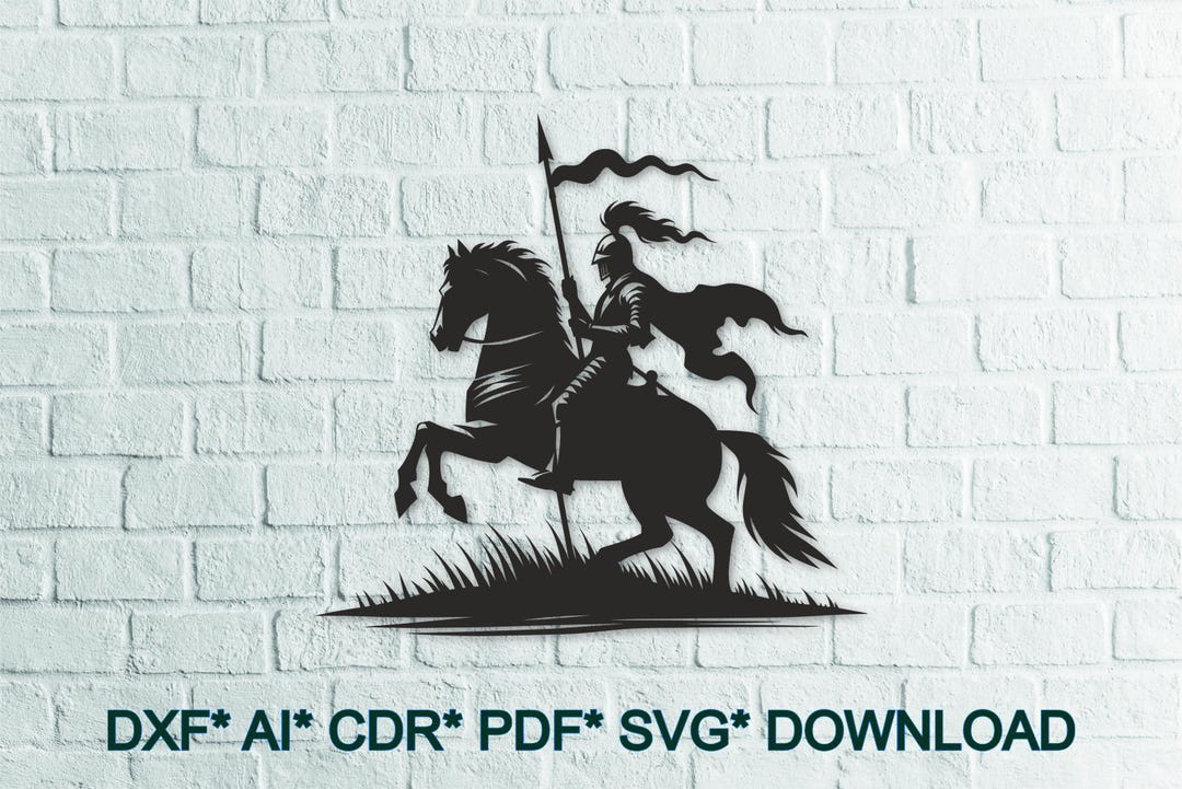 Knight Digital Files – Knight SVG , Knight DXF - Dxf Svg Pdf Ai Cdr for ...