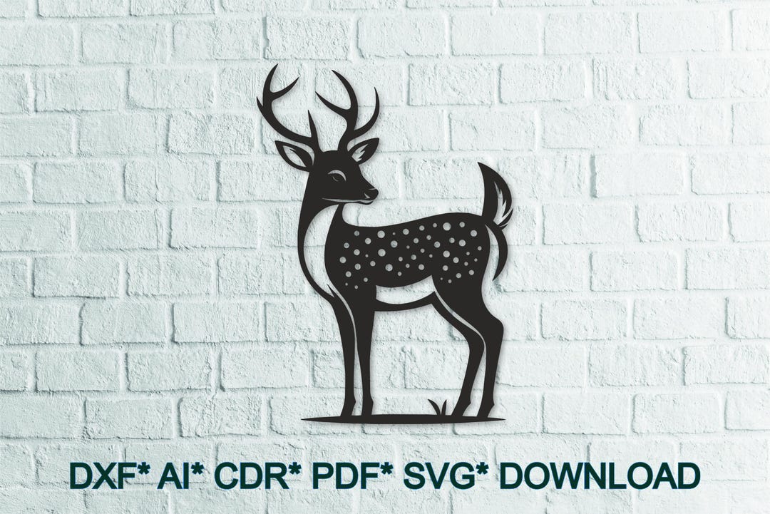 Antelope Digital Files – Antelope SVG , Antelope DXF - Dxf Svg Pdf Ai ...