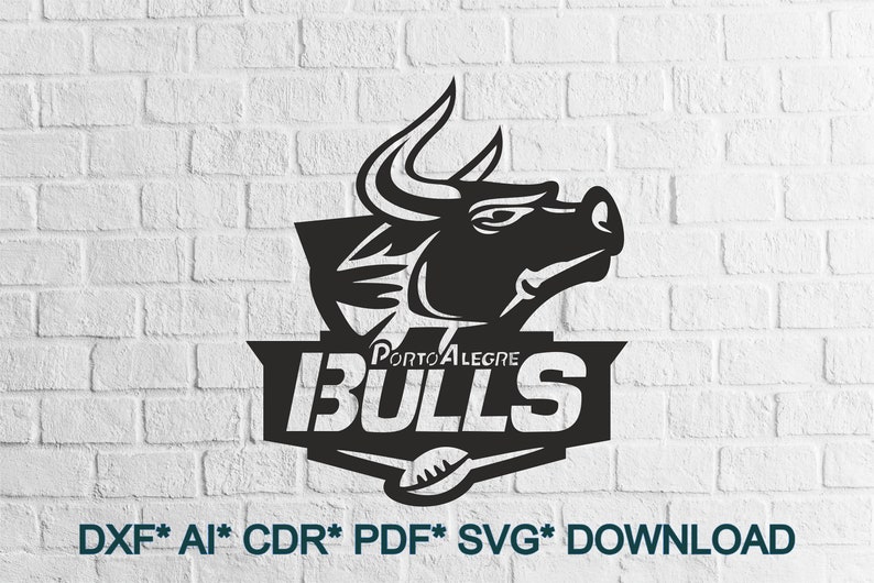 Chicago Bulls SVG, American Football Cut File Laser, Dxf for Plasma ...