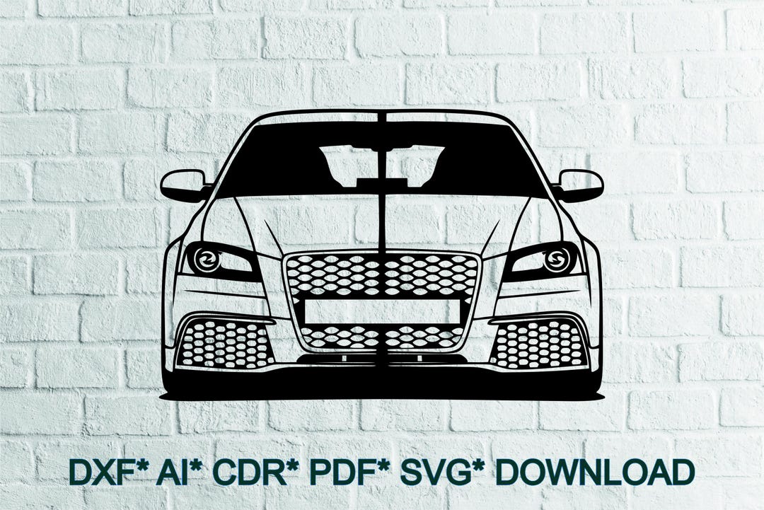 Audi Digital Files – Audi SVG , Car DXF , Dxf Svg Pdf Ai Cdr for Laser ...