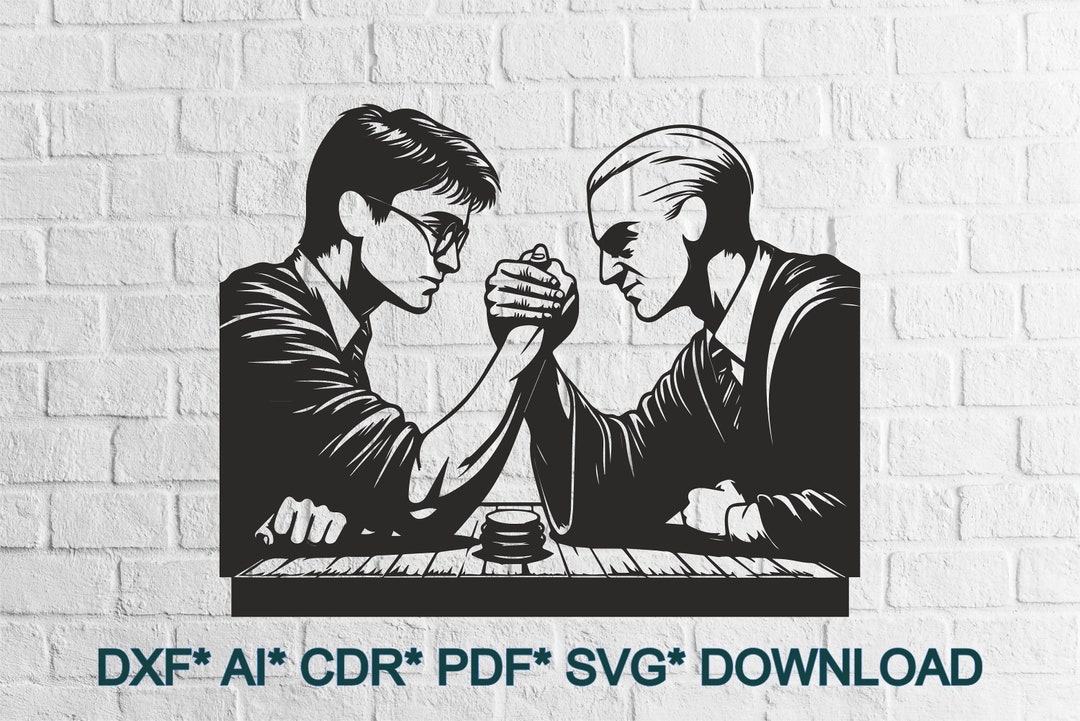 Harry Potter SVG, Malfoy Cut File Laser, Dxf for Plasma, Harry Cnc Wood ...