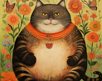 Funny Fat Cat the Fat and the Furious Chubby Cat Angry Cat Meme Digital ...