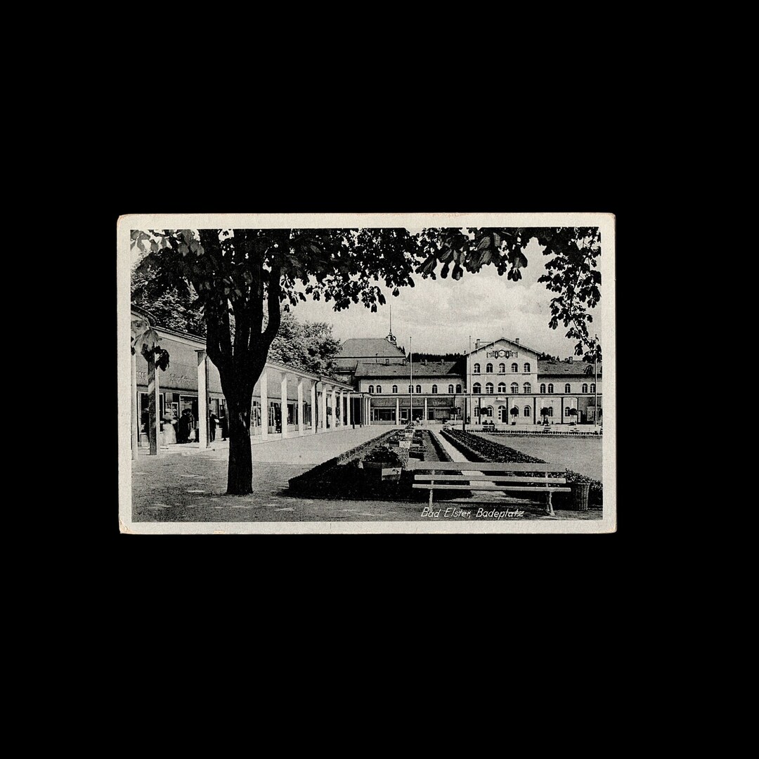 Bad Elster Vintage Black and White Postcard From Germany, Views and ...