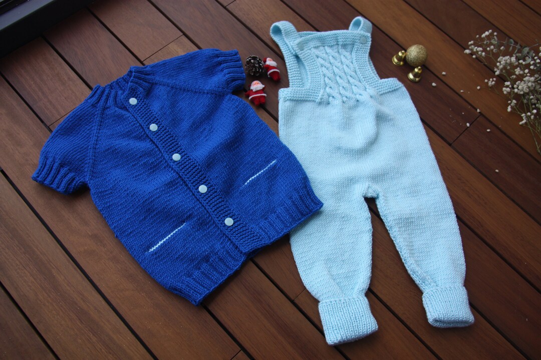Hand Knitted Baby Cardigan - Etsy