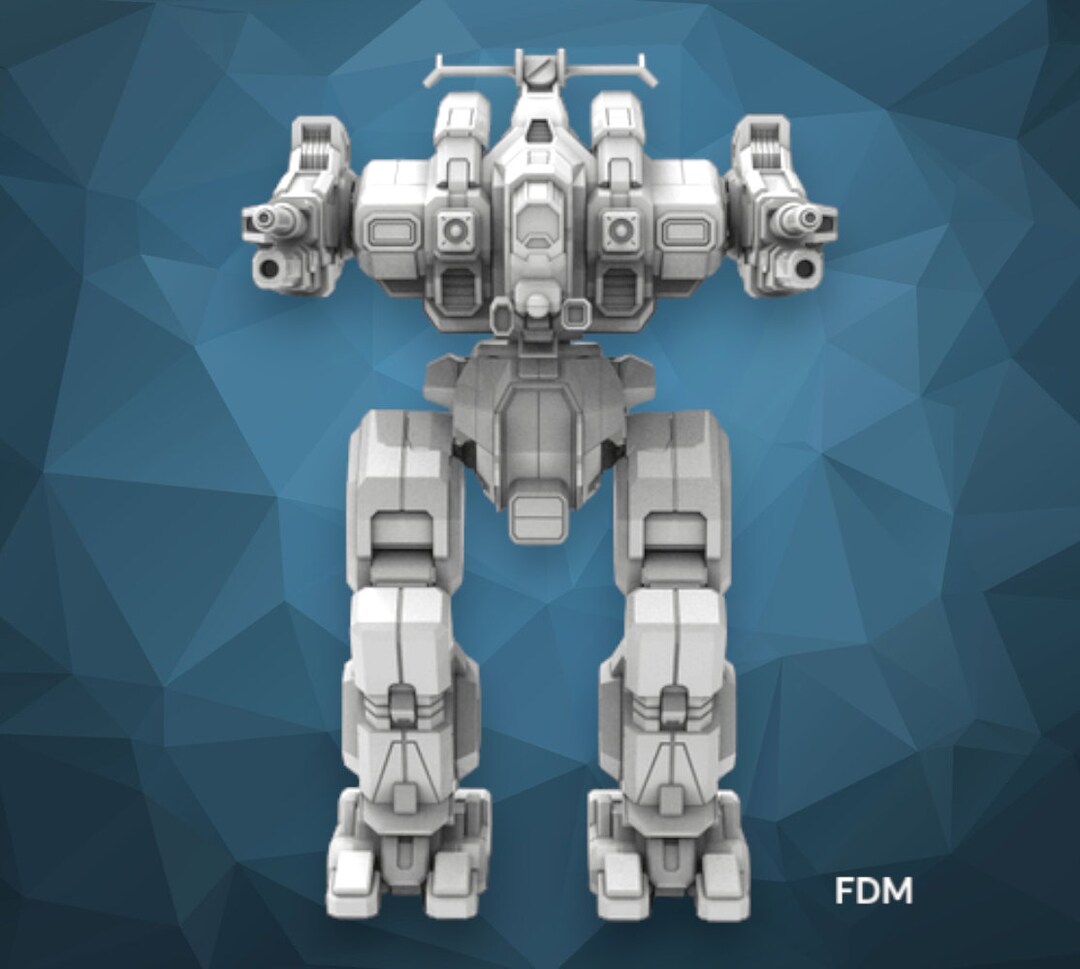 Mech Warrior Online STL, MWO Rifleman STL, Rifleman 3D Model Print ...