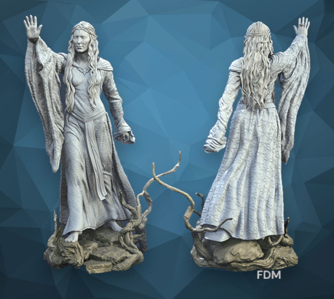 Galadriel STL, Galadriel 3D Model Print Files, Galadriel Miniature1 ...