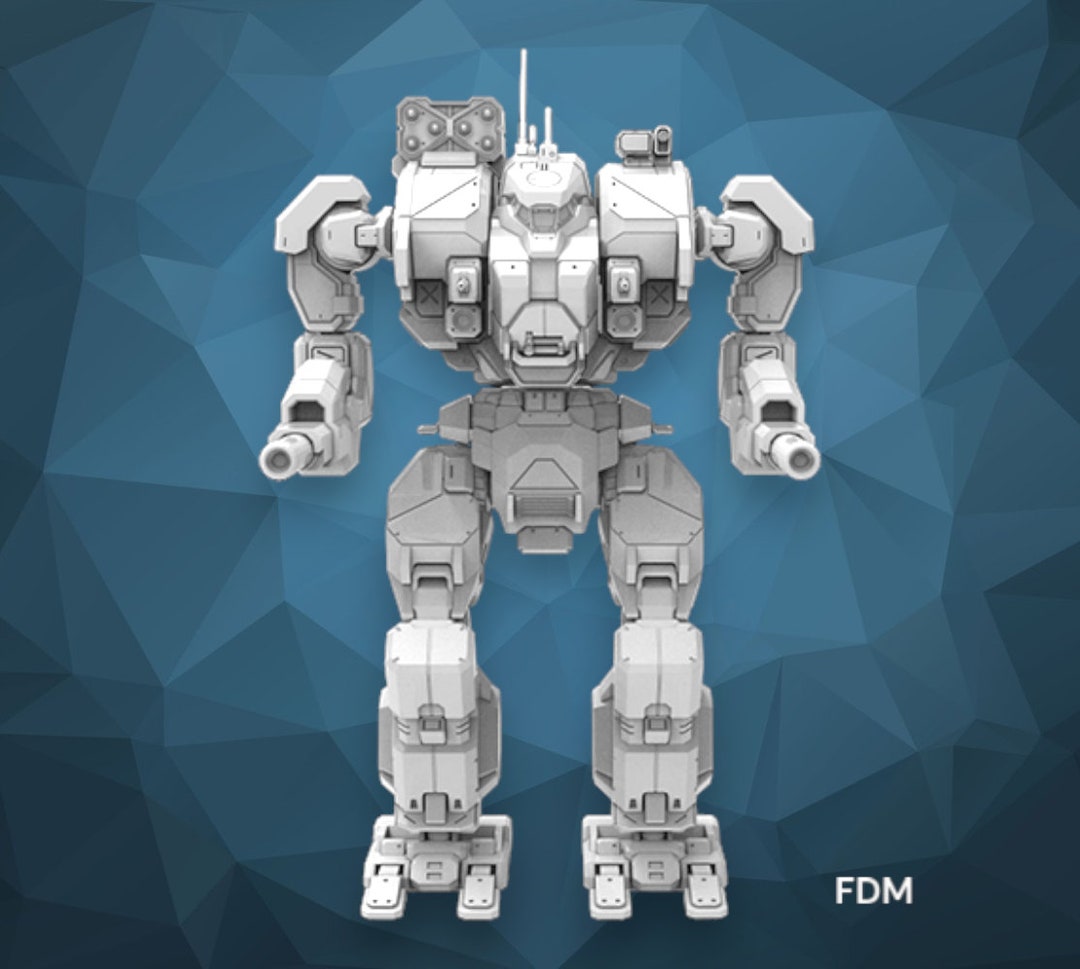 Mech Warrior Online STL, MWO War Hammer STL, War Hammer 3D Model Print ...