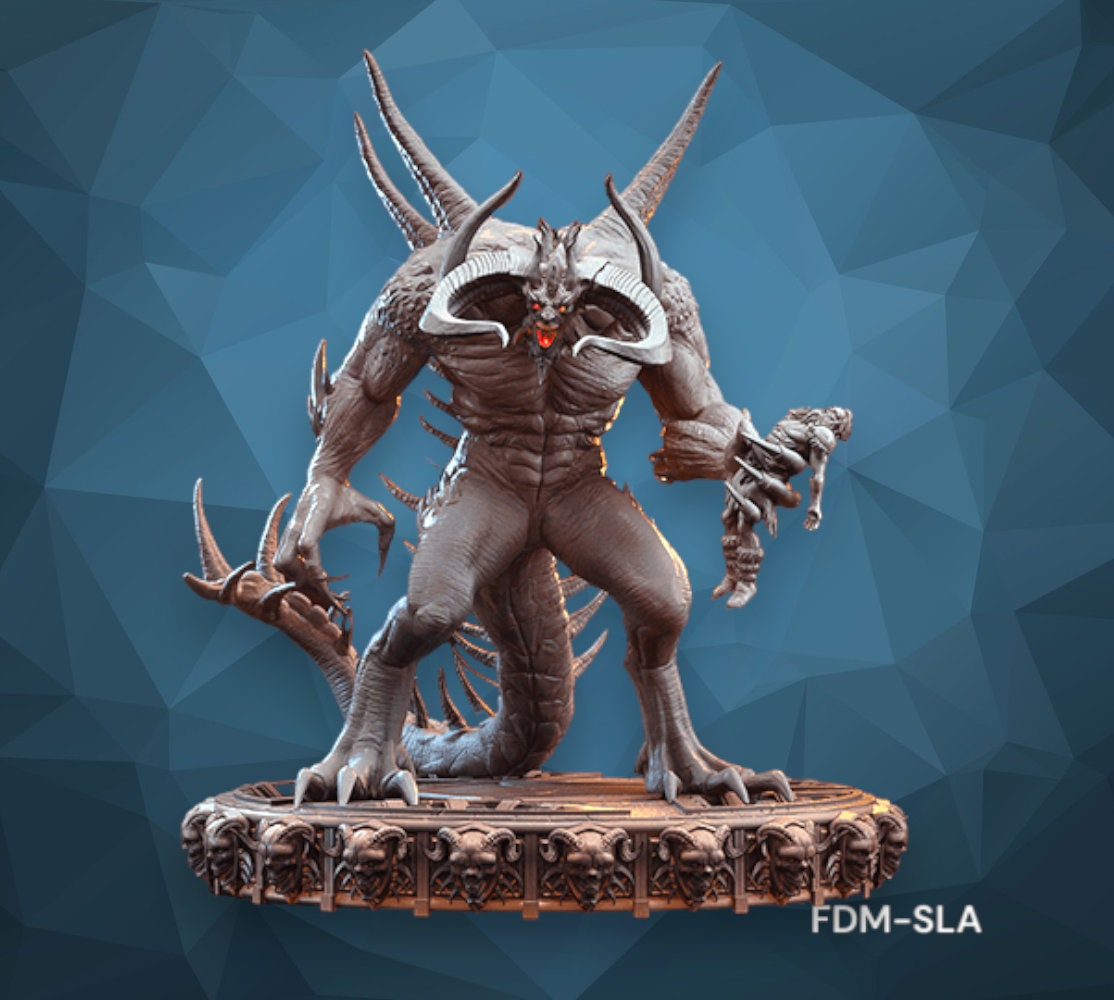 Diablo 2 Classic 3D Model Print Files, Diablo STL Model, Diablo ...