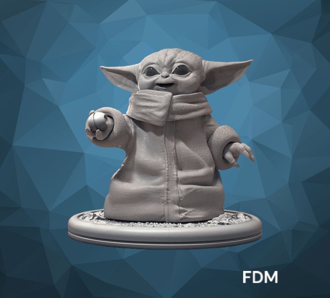 Baby Yoda 3D Model Print Files, Baby Yoda STL Model - Etsy