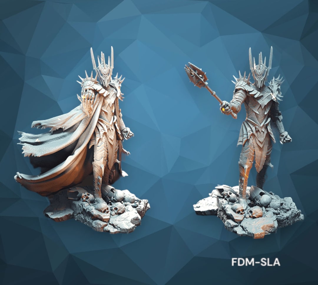 Sauron STL, Sauron 3D Model Print Files, Sauron Miniature1 - Etsy