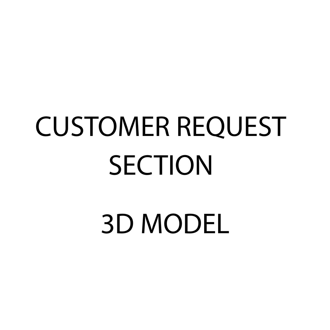 Special Request STL, 3D Model, STL Print Files, 3D Figure, 3D Print ...