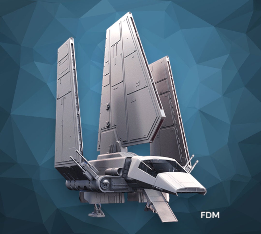 Lambda Imperial Shuttle 3D Model Print Files, Lambda Imperial Shuttle ...