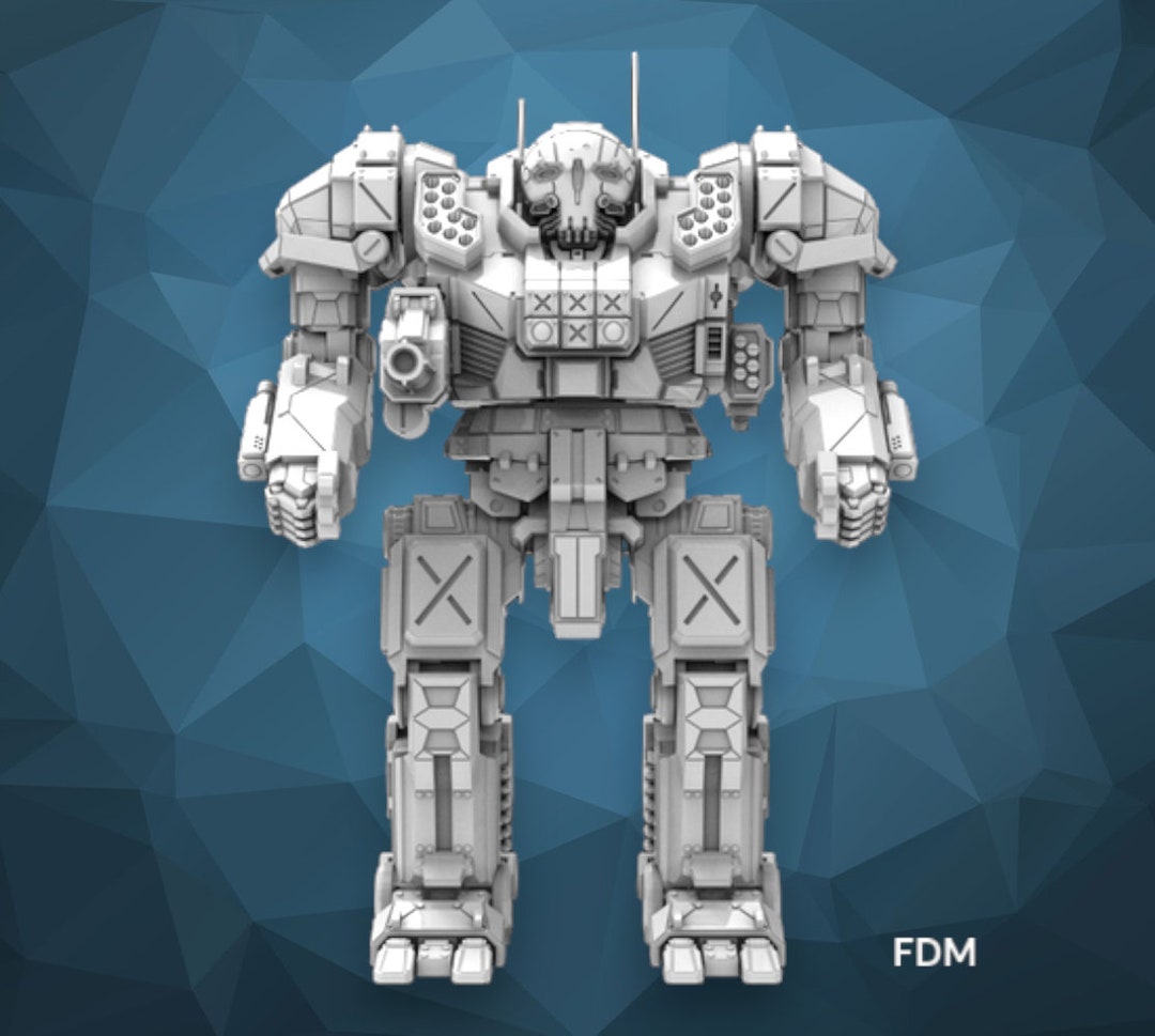 Mech Warrior Online STL, MWO Atlas STL, Atlas 3D Model Print Files ...
