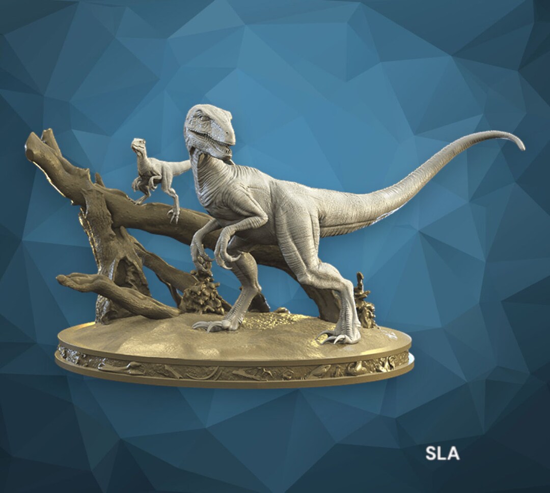 Jurassic Park STL, Blue & Baby Blue STL, Blue and Baby Blue 3D Model ...
