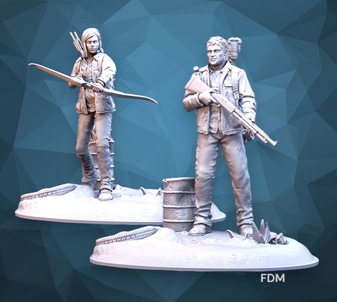 Last of Us STL, Ellie STL, Joel STL, Last of Us 3D Model Print Files, Last of Us Miniature1 - Etsy