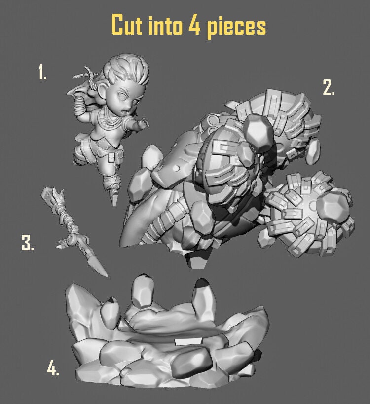 Aloy Horizon Zero Dawn STL, Aloy 3D Model, Aloy 3D Print Files, Horizon ... Aloy Horizon Zero Dawn STL, Aloy 3D Model, Aloy 3D Print Files, Horizon ...