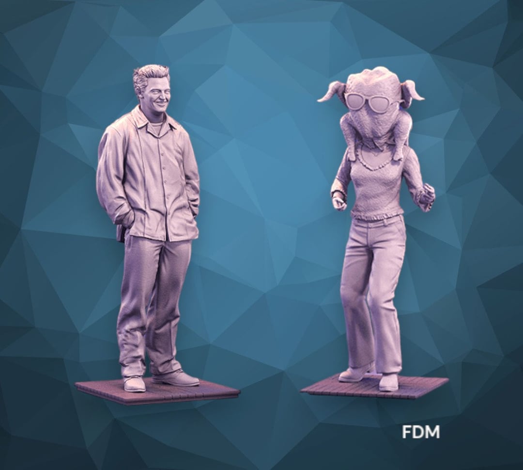 Friends Monica and Chandler 3D Model Print Files, Friends STL Model ...