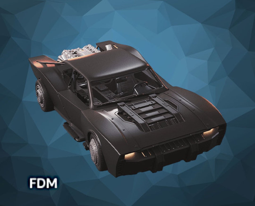 Batmobile 2022 3D Model Print Files, Batmobile STL Model, Miniature1 ...